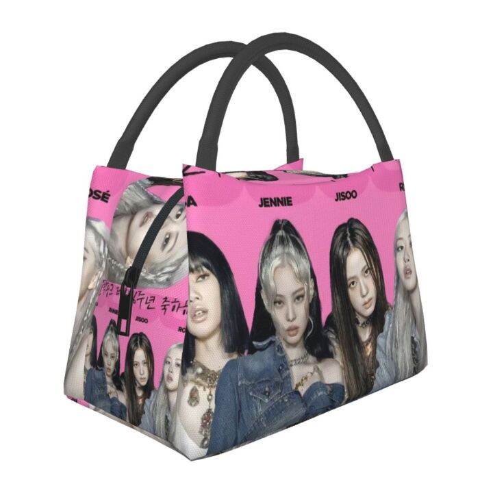 【In Stock】 Blackpink Pink Venom Lunch Bag Portable School Lunch Box ...