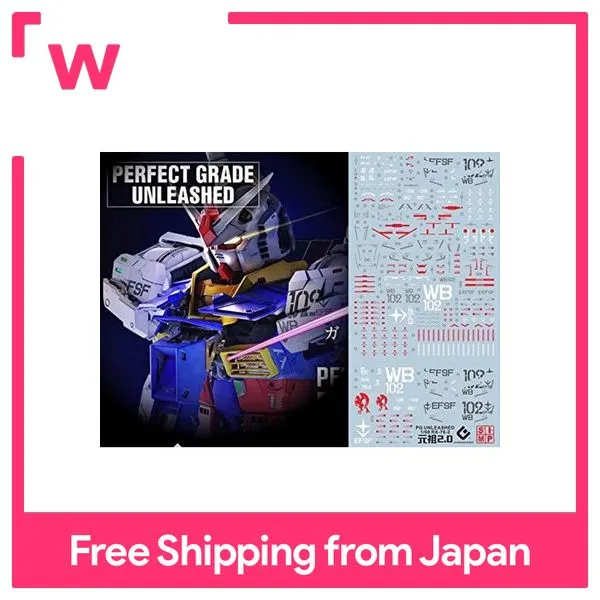 Fluorescent HG RG MG PG RE HiRM Gundam Gunpla Water transfer decal for detail improvement (PG ...