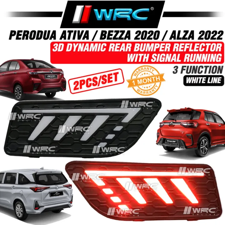 Perodua Ativa / Bezza 2020 - 2022 / Alza 2022 3D Dynamic Rear Bumper ...