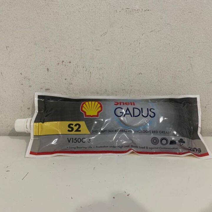 Gemuk shell gadus S2 RED grease V150C 3 isi 200 gram | Lazada Indonesia