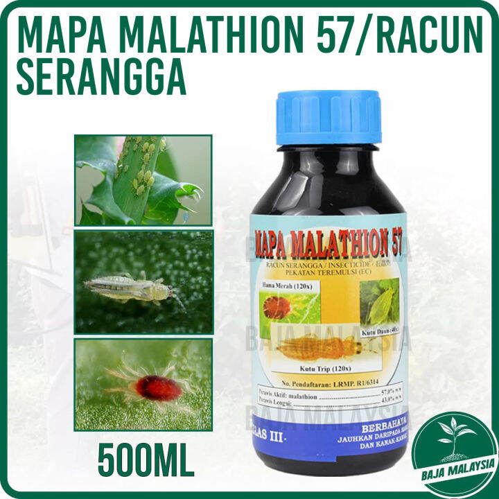 MAPA MALATHION 57 500ML Malathion 57% Insect Control Ubat Racun ...