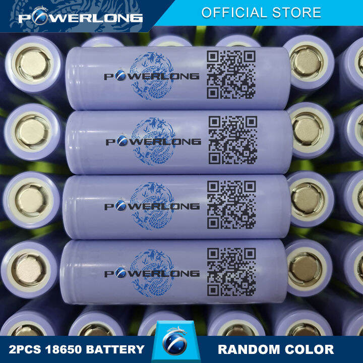 Powerlong PH 2PCS per order 18650 Rechargeable Battery 2000mAh 3.7V ...