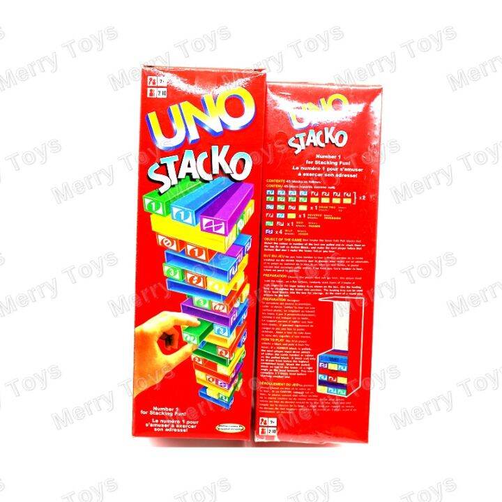 UNO Stacko for Stacking Block Tower Family Game | Lazada PH