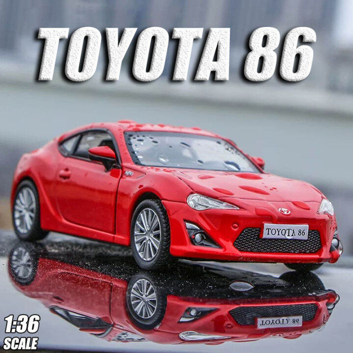 【RUM】1:36 Scale TOYOTA 86 Alloy Car Model Genuine License Diecast car ...