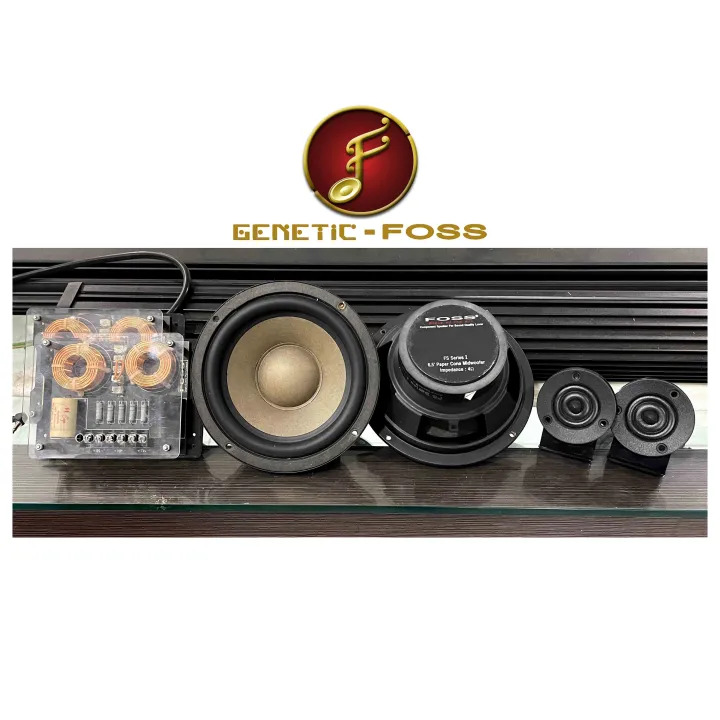 Genetic Foss 2-Way 6.5 inch Component Split Speaker Sound Quality Grade ...