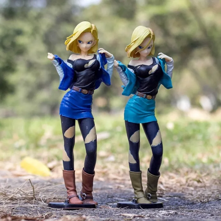 NEW hot 25cm Dragon ball sexy Android 18 lazuli Action figure toys ...