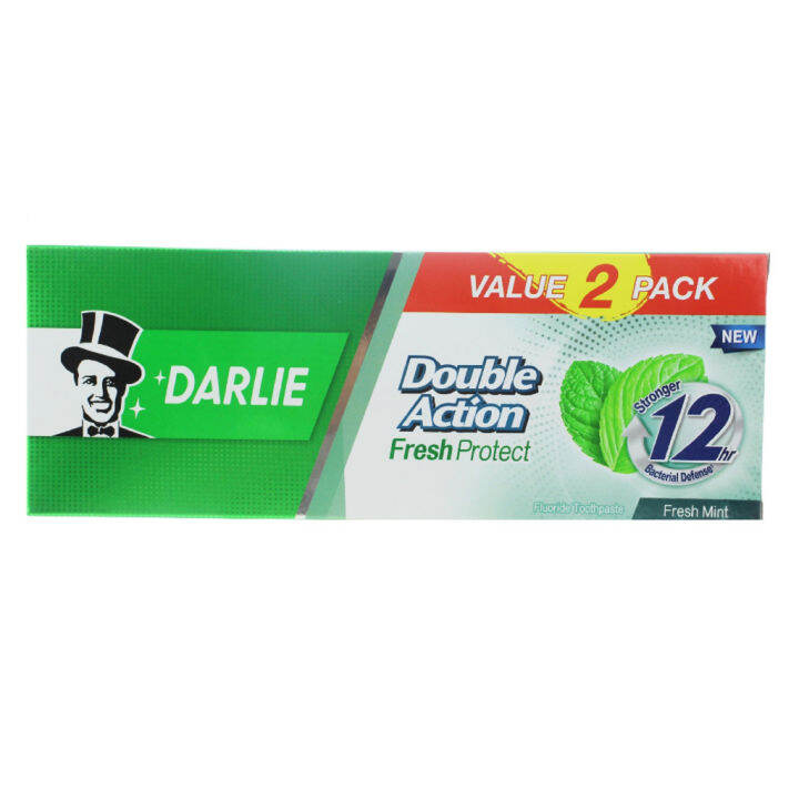 Darlie Toothpaste Double Action Fresh Protect (2 x 180g) | Lazada
