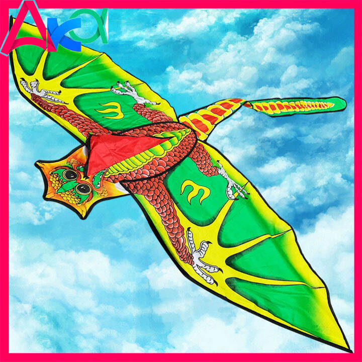 3D Flat large dragon kite,flying kites,saranggola/kids,flying toys ...
