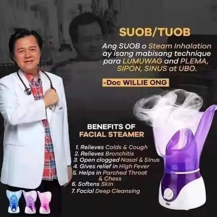 BLOOM FACIAL STREAMER NASAL STREAMER SPA PORES STEAM SKIN BEAUTY FACE ...