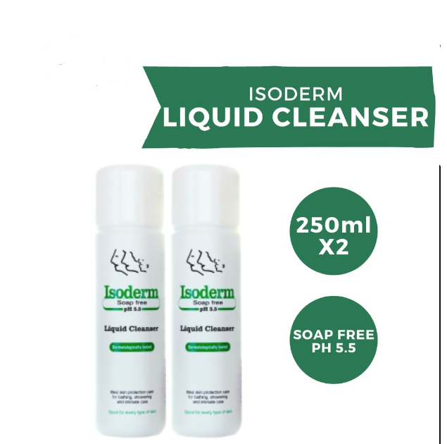Isoderm Liquid Cleanser Twin Pack(250ml x 2) {EXP:2/2027} | Lazada