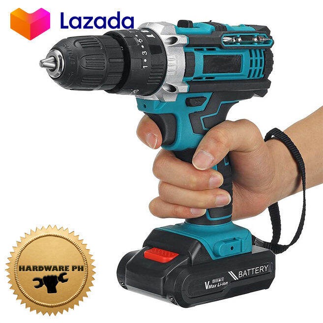 HARDWARE PH - Cordless Drill Rechargeable Hand Drill Multifunctional ...
