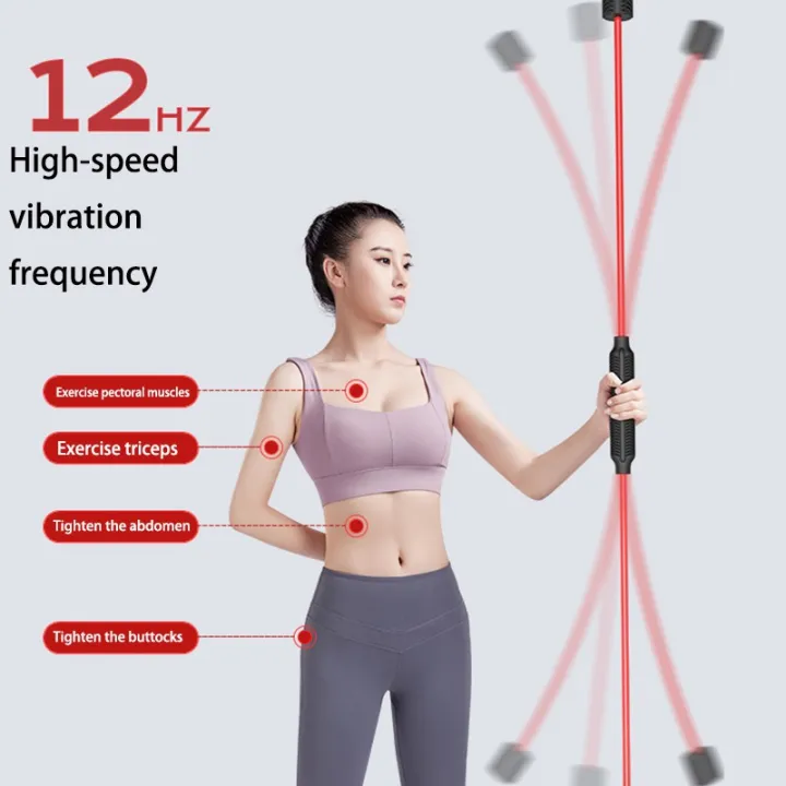 Functional Training Stick Home Fitness Flexi Bar Exercise Elastic Stick ...