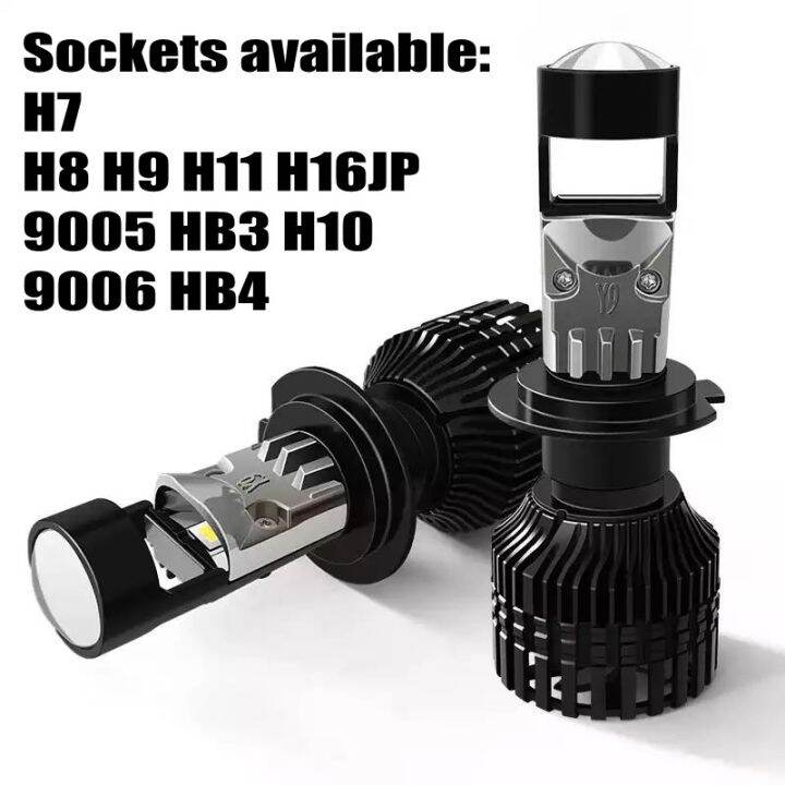 Mini H7 LED Bulb Projector Automobiles Headlight Lamp H8 H9 H10 H11 ...