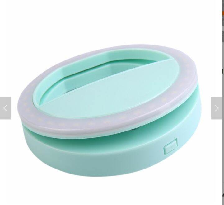 Diffuser Selfie Ring Light On The Phone Rechargeable LED Flash Light Up ...