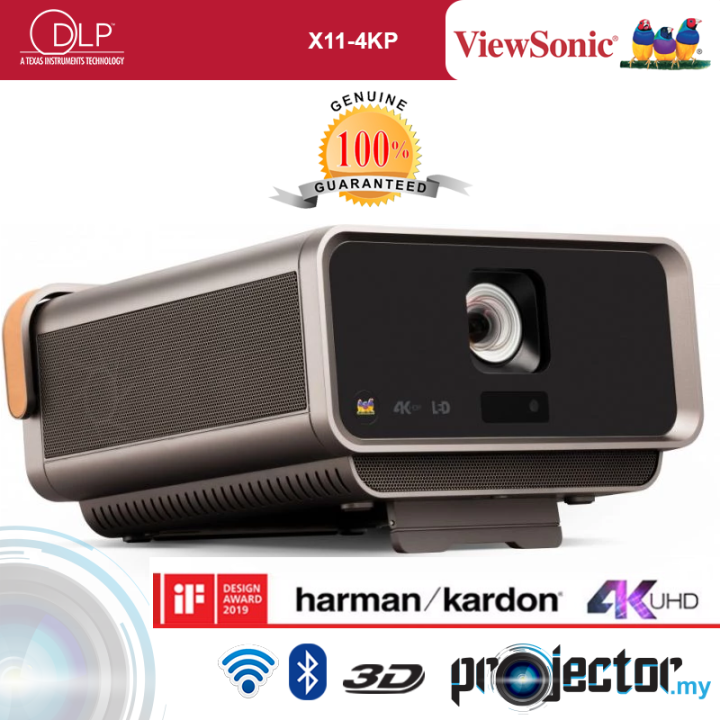 ViewSonic X10-4K | X11-4KP 4K HDR Short Throw Smart Portable LED Projector Home Theater, Home ...