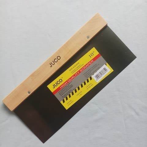 Kape Scrap Plat stainless Gagang kayu 8/10inch | Lazada Indonesia