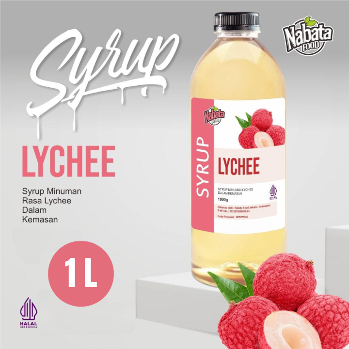 Sirup Rasa Leci 1 liter Nabata Food Syrup Lychee | Lazada Indonesia