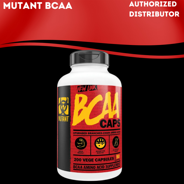 Mutant BCAA Gym Fitness Muscle Recovery Supplement Chain Amino Acid 200 ...
