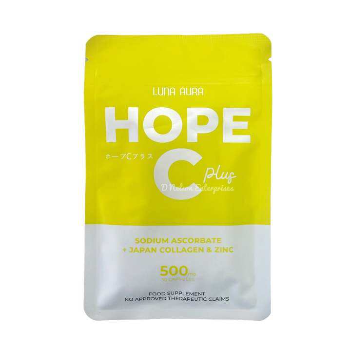 BEST SELLER HOPE C PLUS VITAMIN C 500 MG | 30 CAPSULES | FDA APPROVED ...