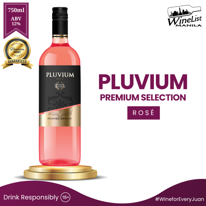 Pluvium Premium Selection Rosé | Valencia Spain | Spanish Rosé Wine ...