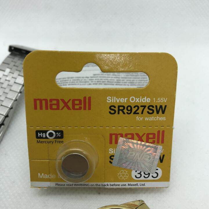 Pin đồng hồ 1,55V Maxell Nhật 927, SR927SW, 395 Sliver Oxide thay thế ...