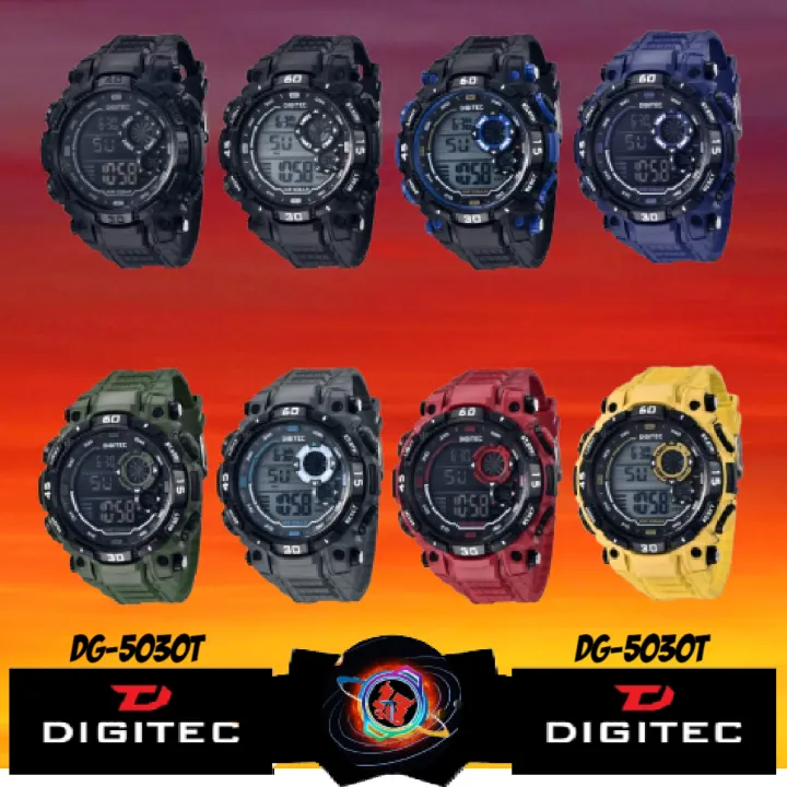 Digitec DG-5030 Jam Tangan Sporty Digitec Original DG-5030T Digital ...