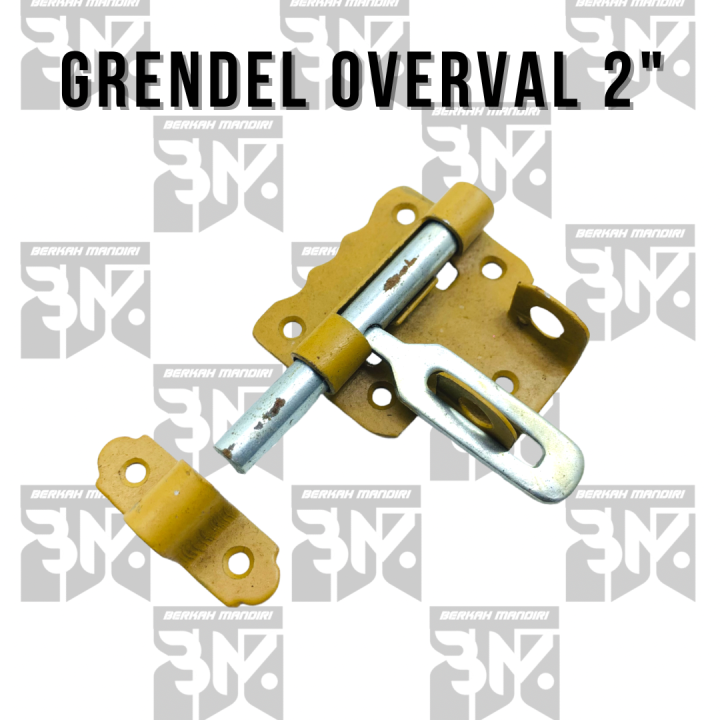 Grendel Overpal Gembok 2 Inch Inci Selot Cantolan Gembok Pintu Rumah ...