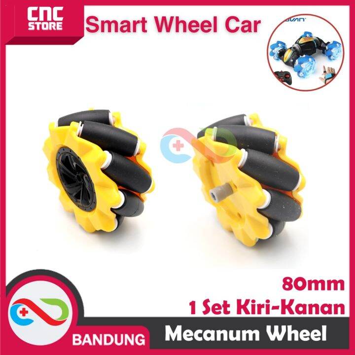 Mecanum Wheel Roda Robot Omni Directional Omni Wheel 80mm Smart Car Lazada Indonesia