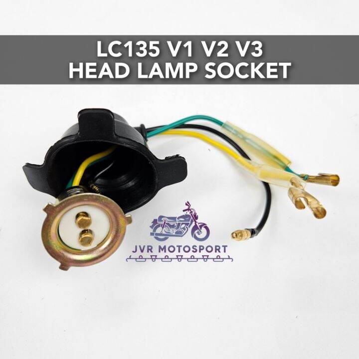 LC135 V1-V3 HEAD LAMP SOCKET LC135 V1 V2 V3 SOCKET LAMPU DEPAN | Lazada