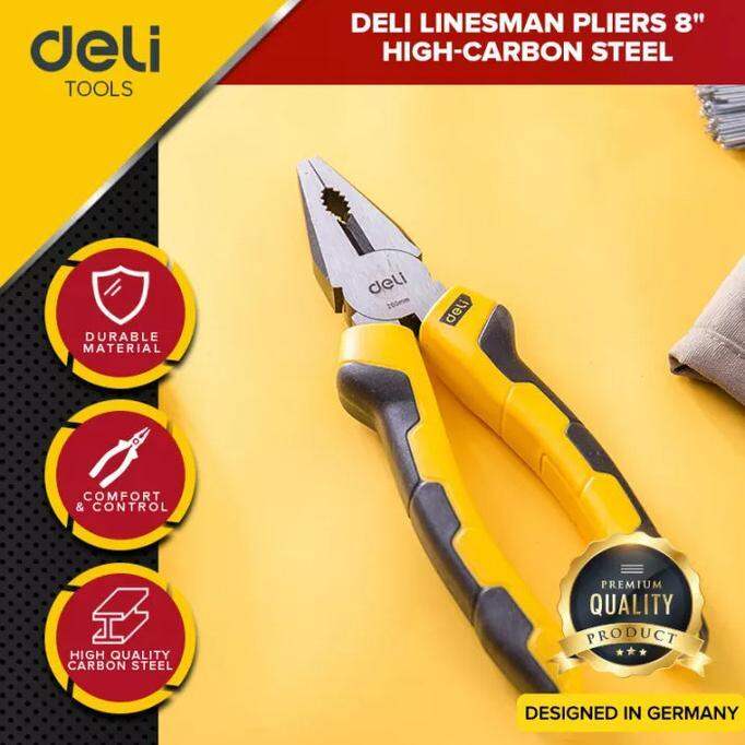 Deli Tang Kombinasi / Plier 6/7/8 inch Ergonomis Alat Perkakas DL200X ...