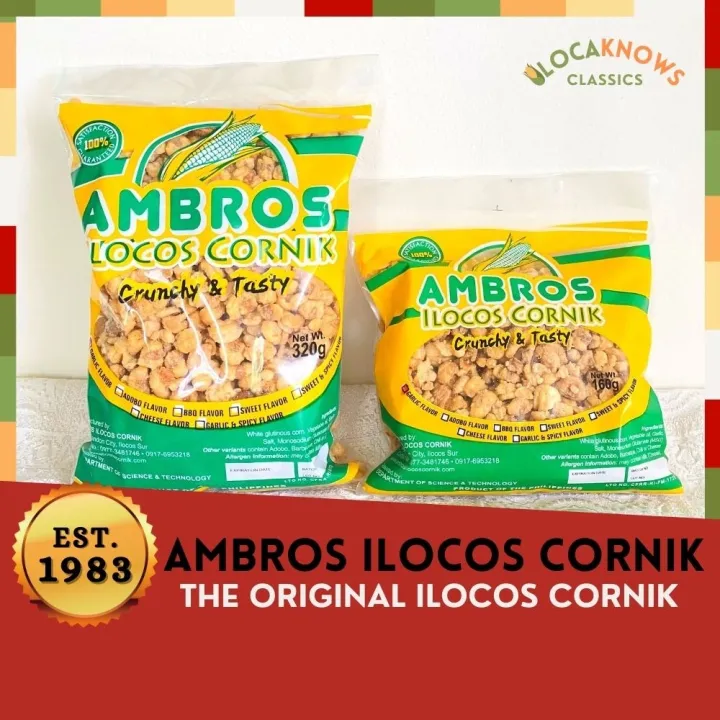 IB Ambros Ilocos Cornik The Original Crunchy Chichacorn Cornick | Lazada PH