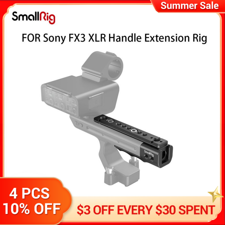 Small Rig Cage for Sony FX30 FX3 XLR Camera Handle Extension Rig For ...