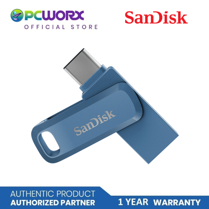 SanDisk SDDDC3-64GB / 128GB / 256GB / 512 GB -G46NB OTG Type-C 3.1 Navy ...