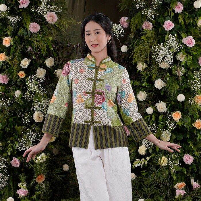 NONA RARA-Laura Encim T2276 - Baju Batik Kasual Modern | Lazada Indonesia