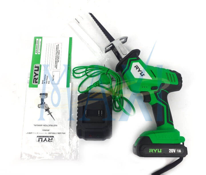 Reciprocating Saw Tanpa Kabel / Cordless Reciprocating Saw - FREE 2 Pcs ...