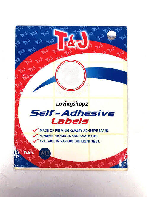 Label Tom and Jerry No.102 Warna Putih ,Sticker/Stiker/Tempelan Label ...