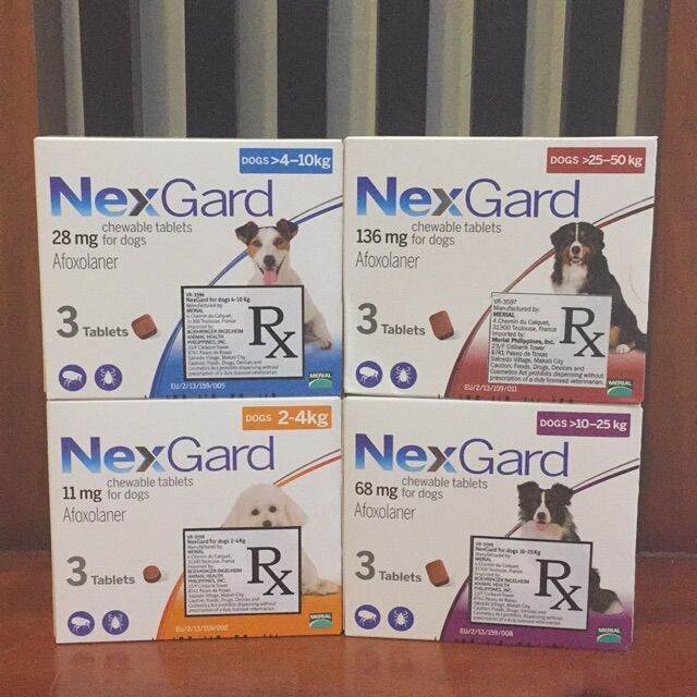 Tops NexGard Chewables for flea infestationallergy dermatitis | Lazada PH