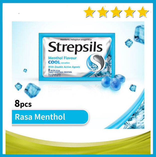 Strepsils Menthol Flavour Cool Sensation With Double Active Agents ...