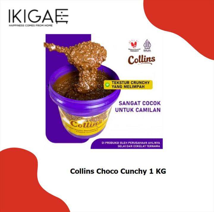 COLLINS CHOCO CRUNCHY 1 KG / COKELAT PASTA DENGAN MALT KRISPI 1 KG ...