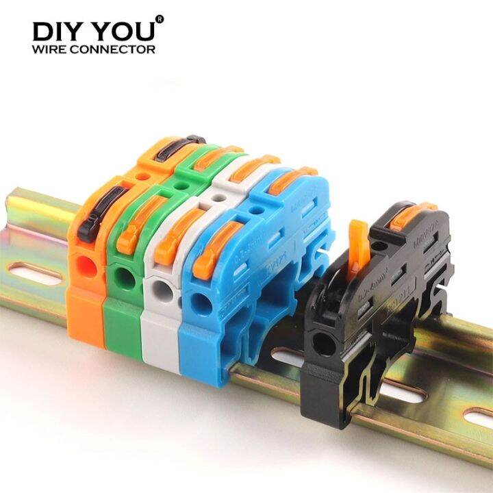 Din Rail Type Instead Of UK2.5B Quick Wire Connector 211 Compact ...