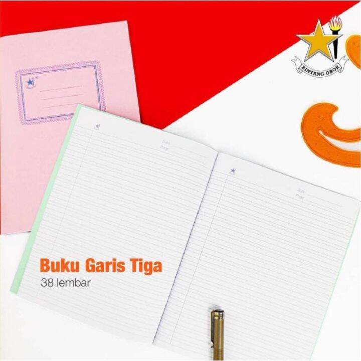 Buku kotak kotak (B,K,S) / Buku garis 3 / Buku matematika / buku tulis ...