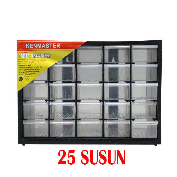 Kenmaster Rak Komponen / Kotak Spare Part / Rak Susun Kenmaster 15 dan ...