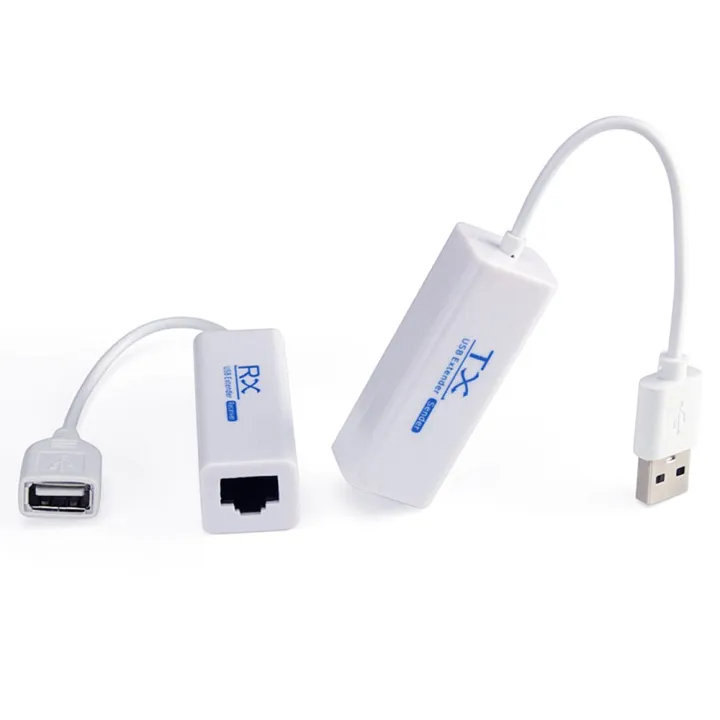 USB 2.0 Extension Extender Adapter To 200M Using CAT5/6 RJ45 Lan ...