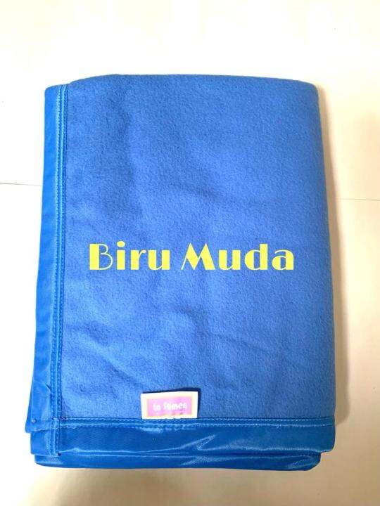 BISA COD! Selimut Polos Merk Lasumen Warna Biru Muda Selimut Hotel ...
