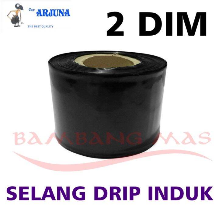 Selang Drip Irigasi induk 2 Dim in inch 15 mikron x 10cm x 50 Meter ...