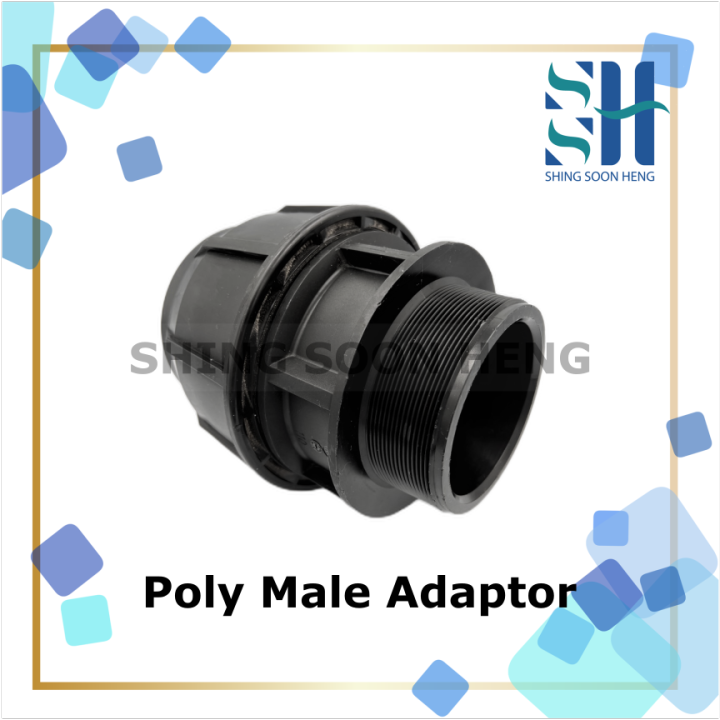 Poly Fittings - Poly Male Adaptor (20mm, 25mm, 32mm, 50mm, 63mm, 90mm ...