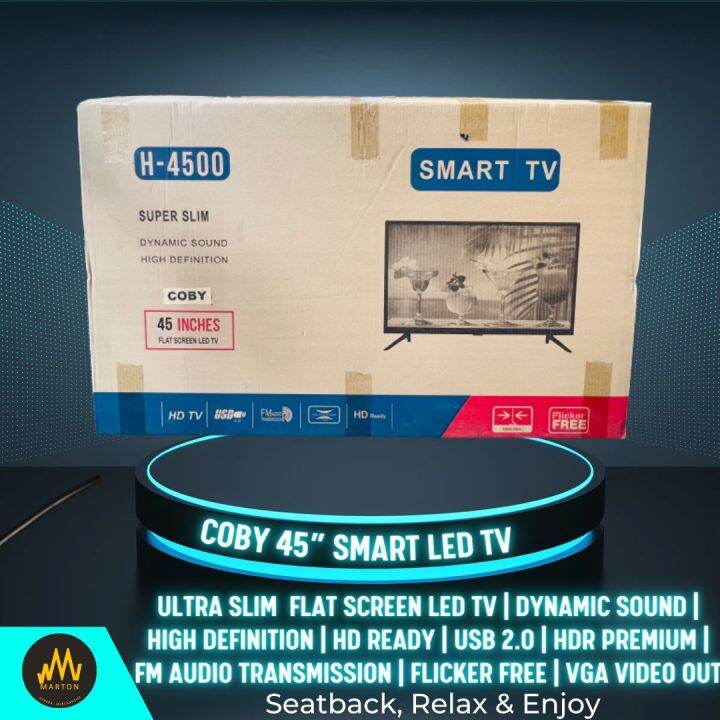 Coby 45” Smart LED TV | Lazada PH