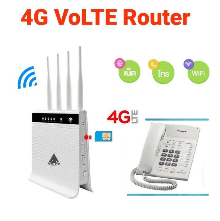 4G VoLTE Wireless Router 300Mbps Support RJ11 Indoor Voice VolLTE 2.4G ...