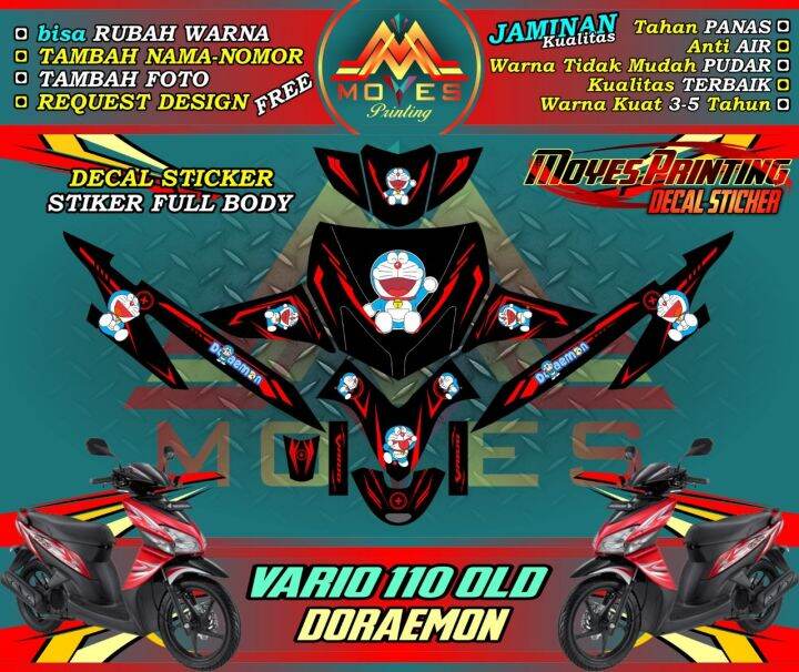 stiker vario lama 110 decal stiker motor vario lama 110 stiker full ...