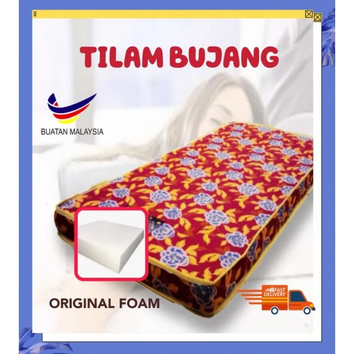 Tilam Bujang 4 inches Normal Foam/ Single Mattress 4 inches Normal ...